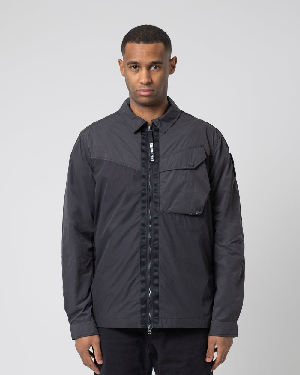 Ballute Overshirt - Black | ST95